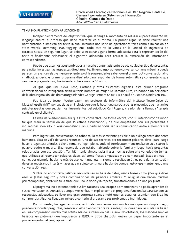 Técnicas de PLN y Expresiones Regulares | PDF | Expresión regular ...