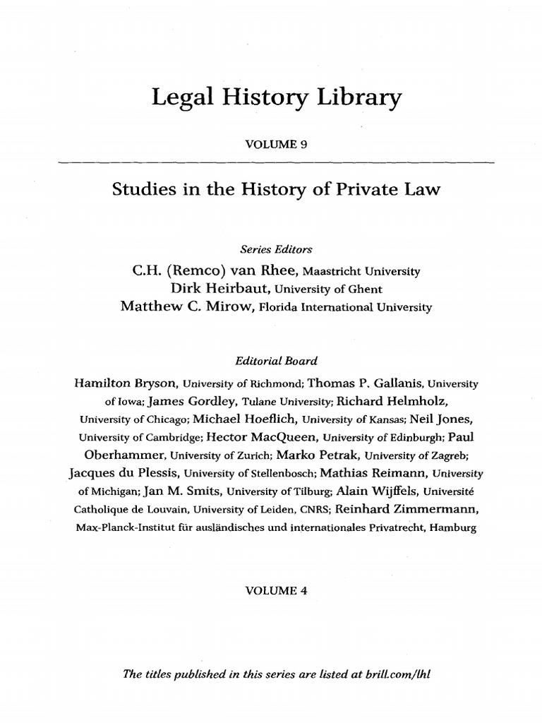 DIREITO - DECOCK, Wim - Theologians and Contract Law | PDF