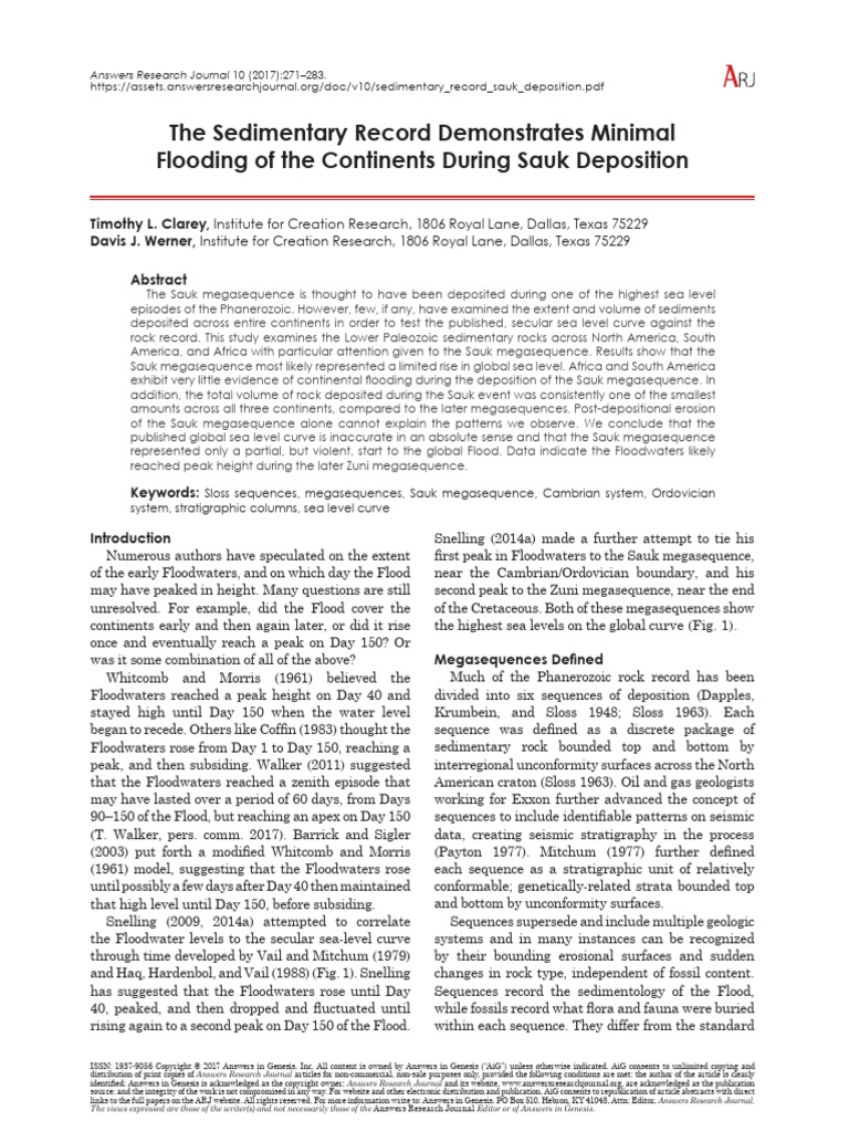 Sedimentary Record Sauk Deposition | PDF | Geologic Time Scale | Sedimentary Rock