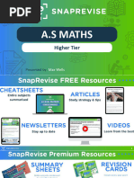 Maths Standard 2 Formula Sheet | PDF | Area