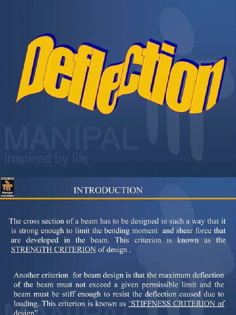 Unit - 3 Deflection of Beams | PDF