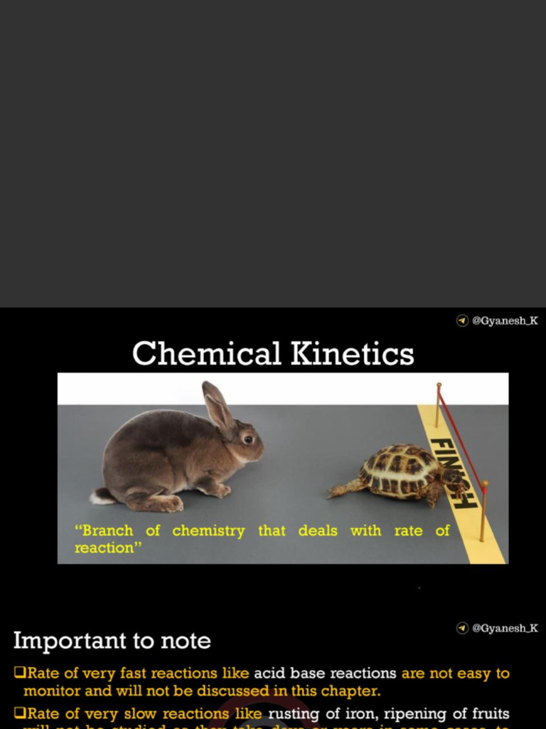 Chemical Kinetics Lec 1 | PDF