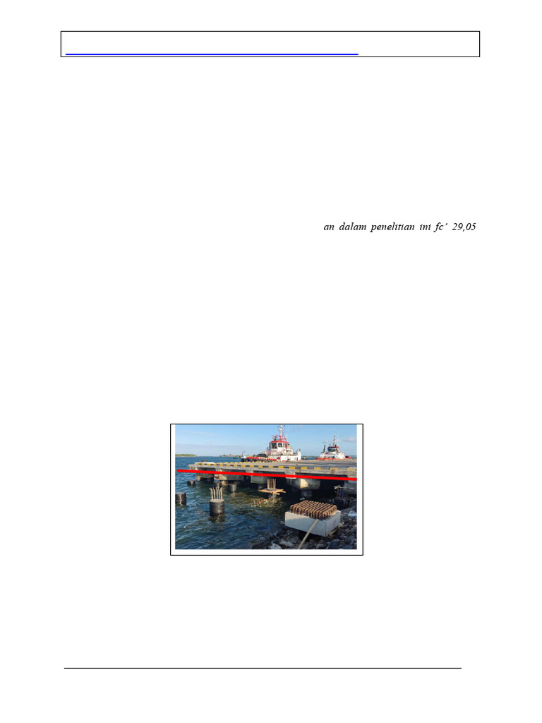 Analisis Balok dan Plat Pracetak Dermaga | PDF