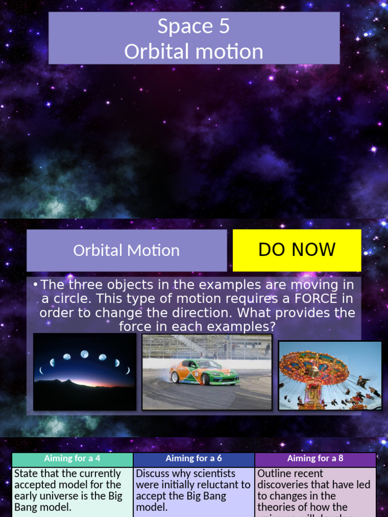 .Archspace 5 Orbital Motion | PDF | Acceleration | Natural Satellite