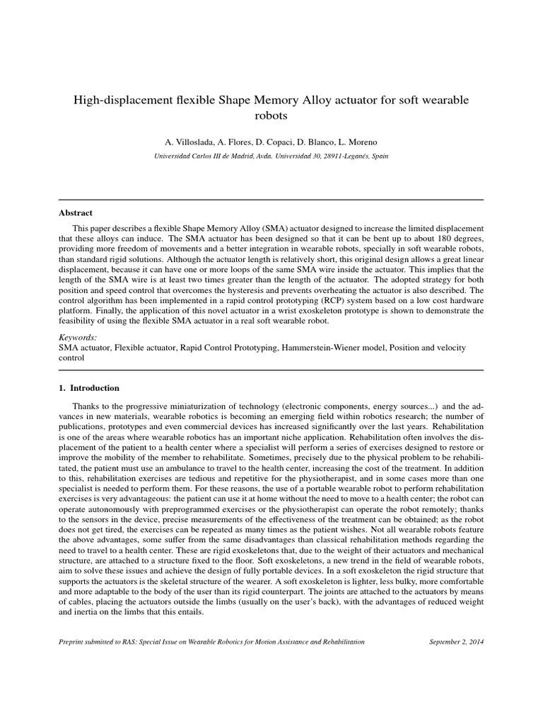 Villoslada 2014 - High-Displacement Flexible Shape Memory Alloy ...