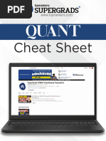 Quantitative Aptitude Formula Cheat Sheet | PDF | Trigonometric ...