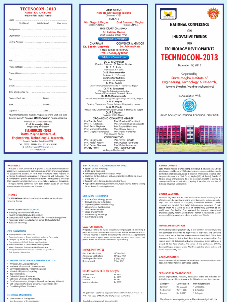 Conference Brochure | PDF