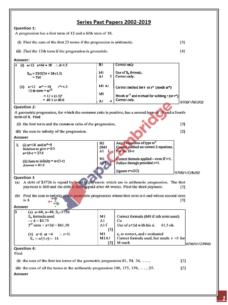 IGCSE Add Math Past Papers Book | PDF