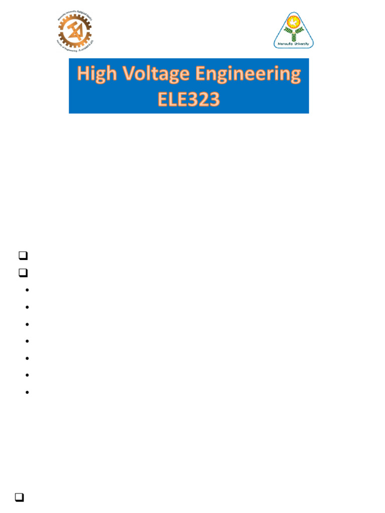 Lect5 - Breakdown in Solid Dielectrics | PDF | Electrical Breakdown | Materials