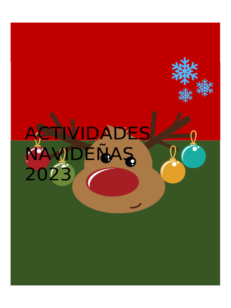 Lista Actividades Navideñas | PDF