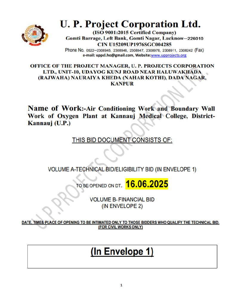 Bid Documents | PDF