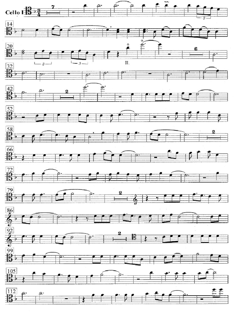 Nothing Else Matters - Cuarteto de Cellos - Cello I | PDF