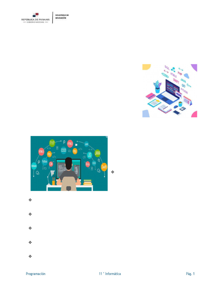 Fundamentos de Programación en Informática | PDF | Programa de ...