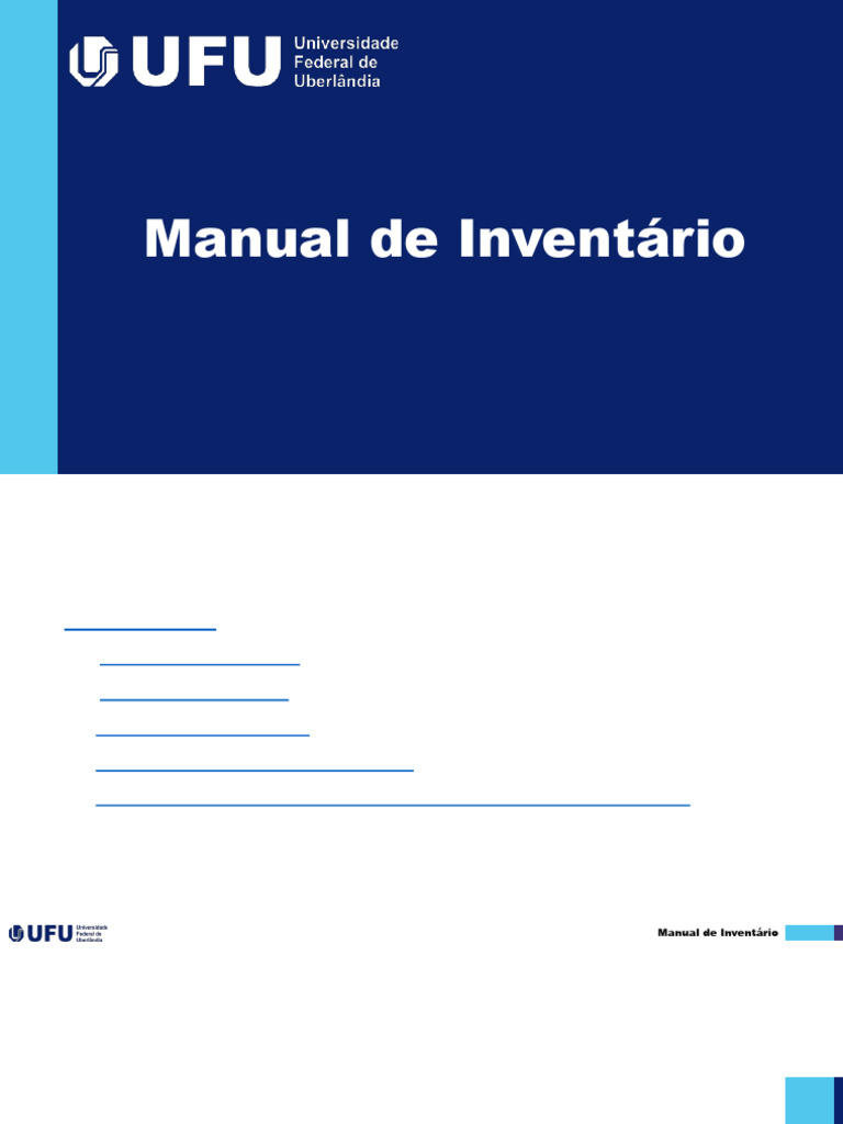 Manual de Inventario 2.0 | PDF | Inventário | Propriedade (jurídico)