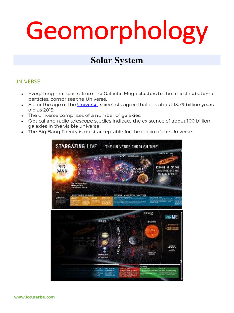 Geomorphology | PDF | Solar Eclipse | Saturn