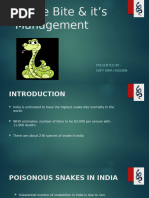 Awareness Safety Talk SNAKE HAZARDS | PDF | Snake | Venomous Snakes