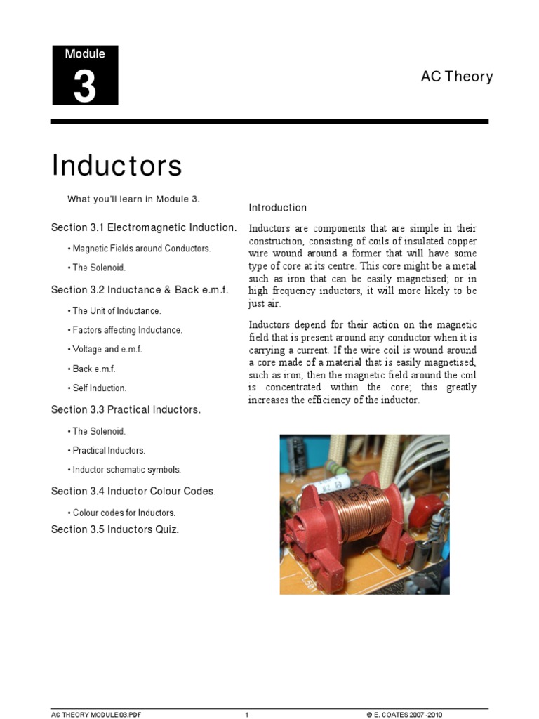 Inductors | PDF