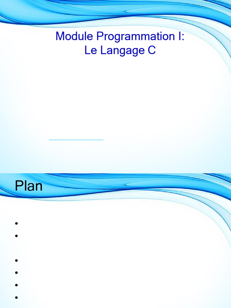 Cours Complet Programmation I 2024 | PDF | Langage de programmation ...
