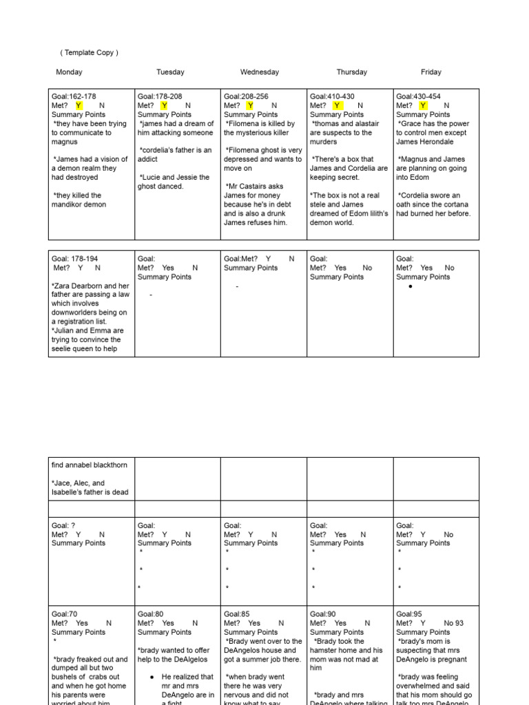 Ava Copy Outside Reading Grid | PDF
