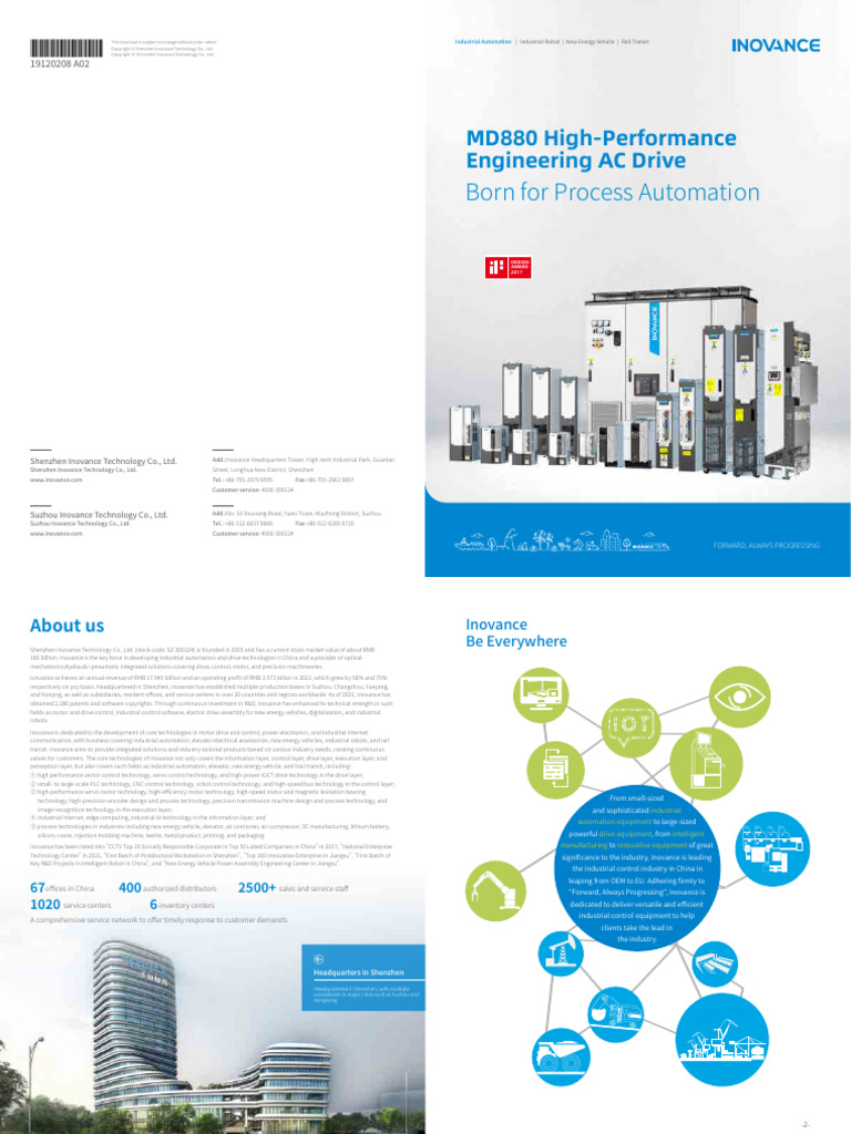 MD880 Engineering Converter Brochure en A02 2023 | PDF | Programmable ...