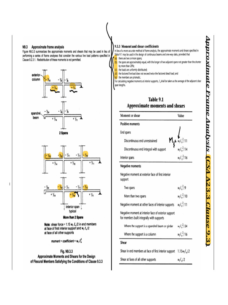 Moment Coeff Pages From Part 3 - Structural Loads, Analysis & Design Concepts | PDF