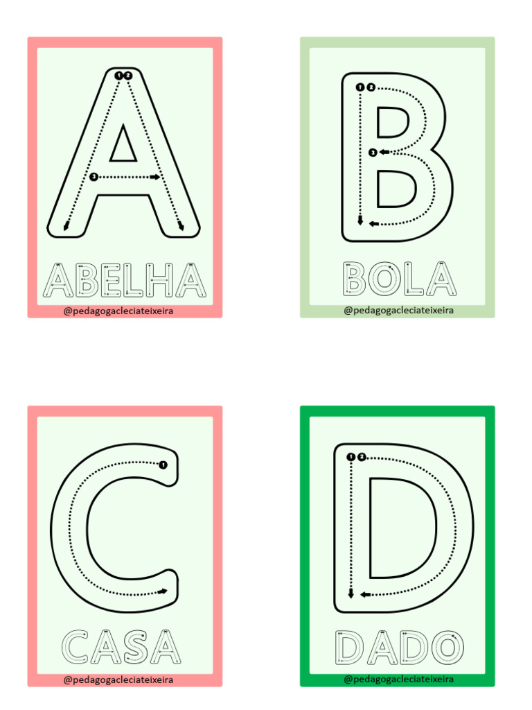 Letras Com Traçado | PDF