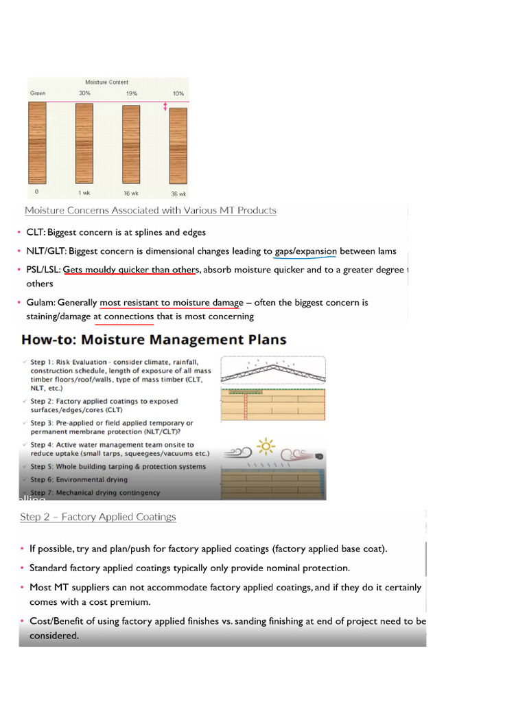 Moisture Content Mass Timber | PDF | Wood | Secondary Sector Of The Economy