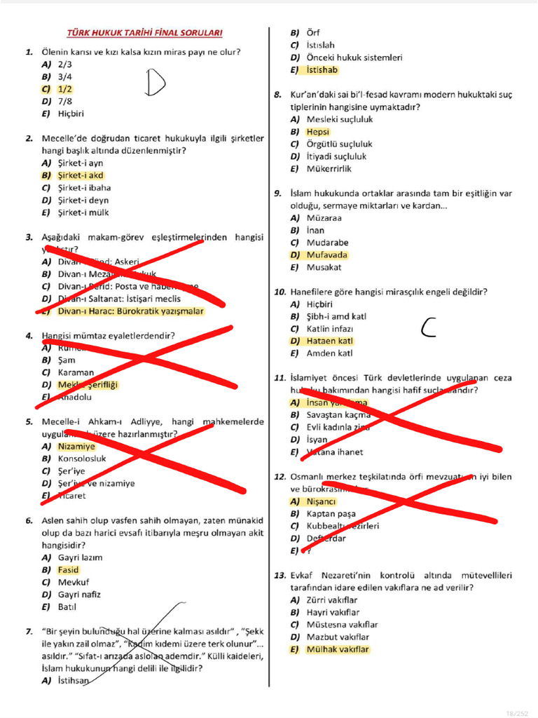 Gruptaki Tüm Sorular Revize | PDF