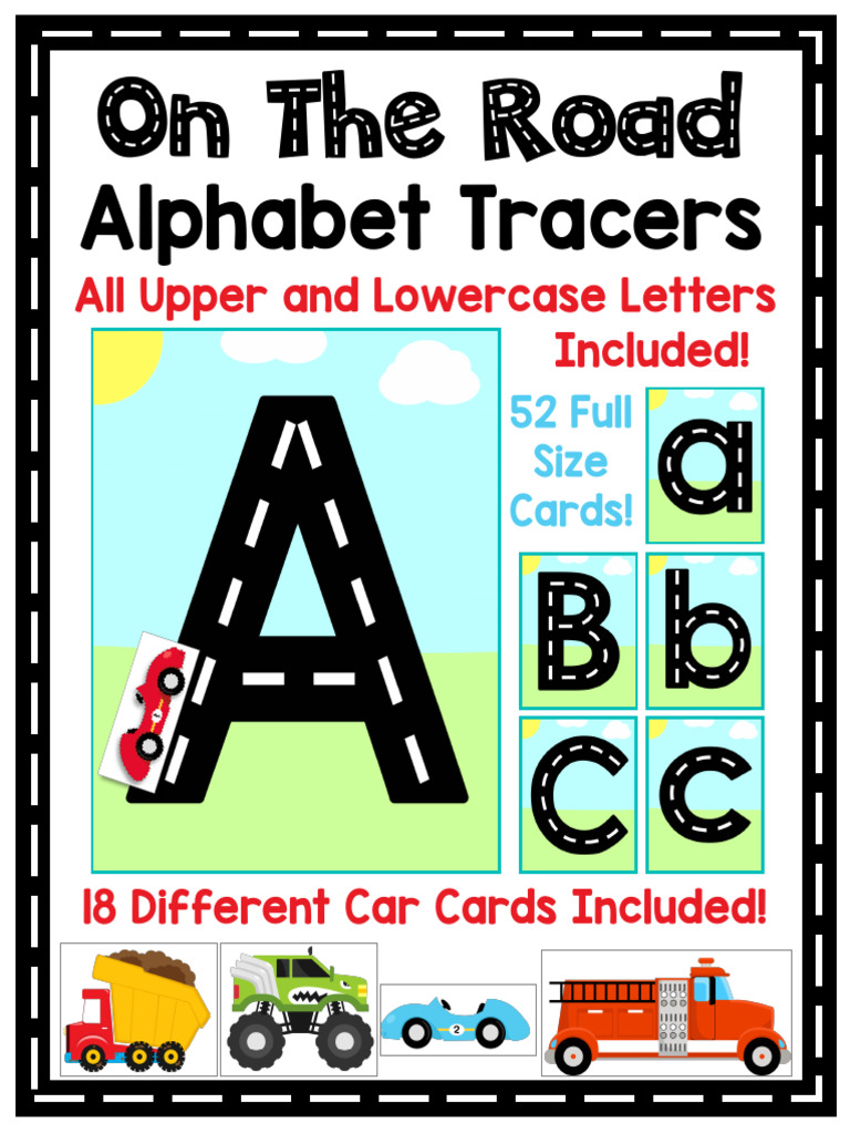 On TheRoad Alphabet Tracers | PDF