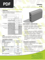 Ficha Técnica Sardinel Prefabricado A-10 | PDF