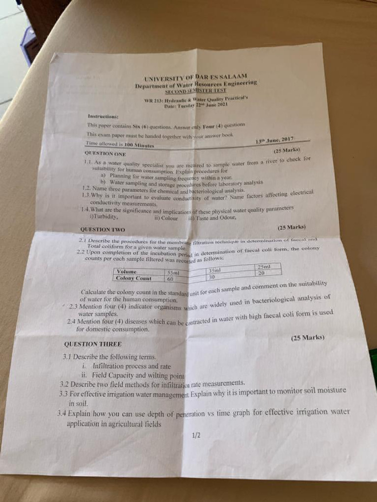 WR Test 2k21 | PDF