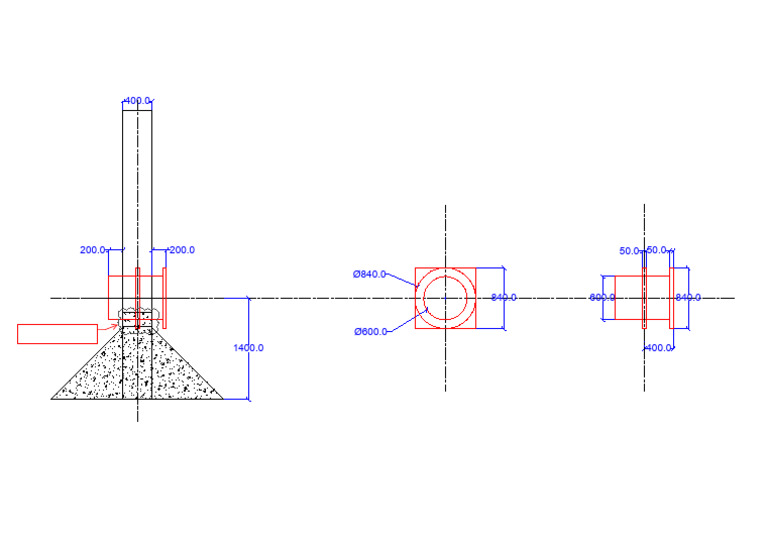 Puddle Flange Standard Detail Diagram | PDF