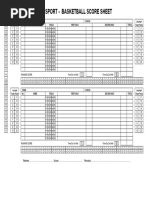 Editable Template For Basketball Scoreboard | PDF | Sports | American ...