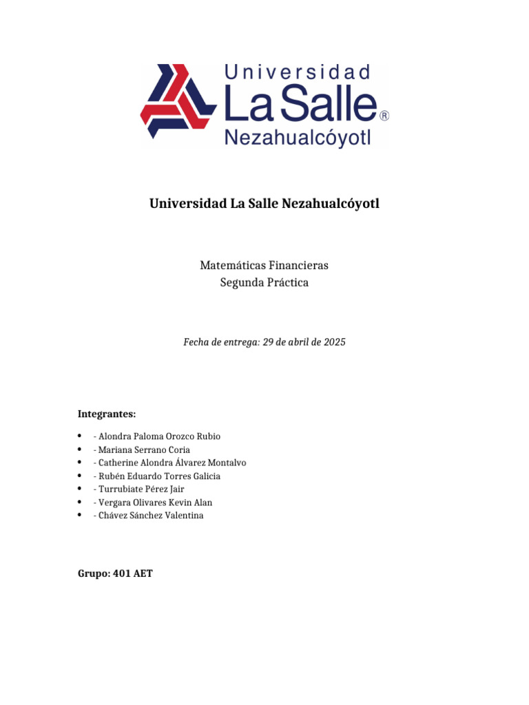 Portada Practica Logo Fecha | PDF