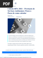 Modelo RPA 2025 Atualizado | PDF