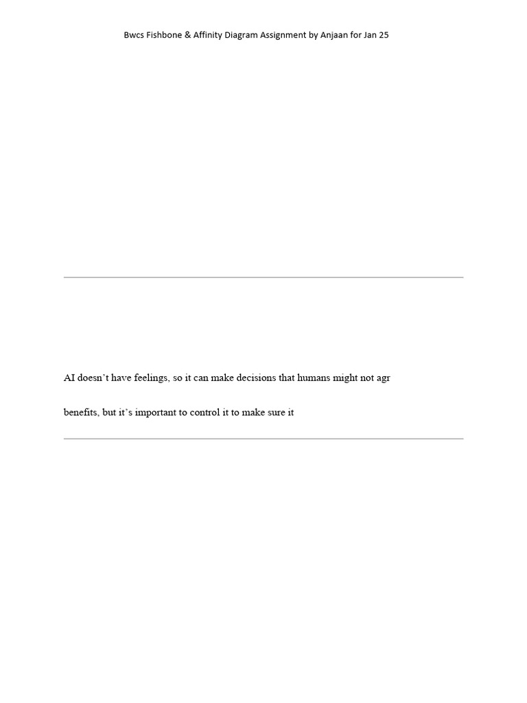 Bwcs Fishbone & Affinity Assign by Anjaan For Jan 25 | PDF | Climate ...