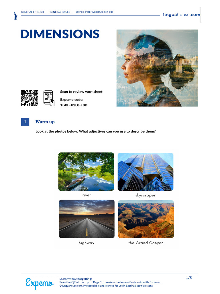 Dimensions American English Student B2 C1 | PDF | Linguistics