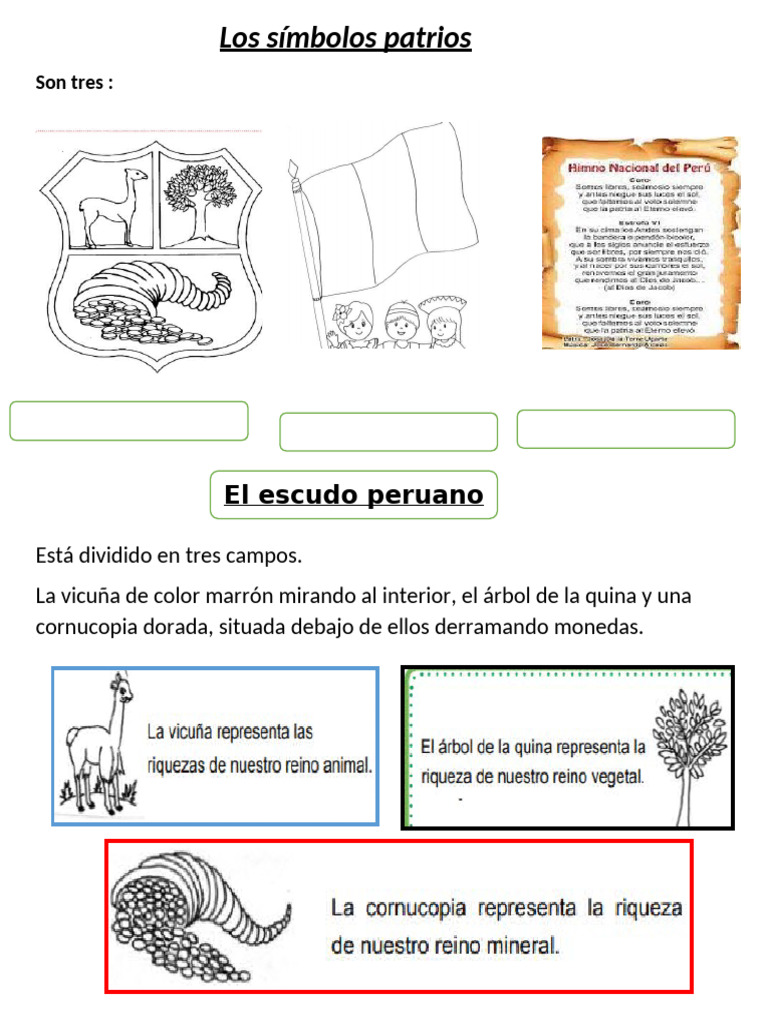 Los Símbolos Patrios | PDF