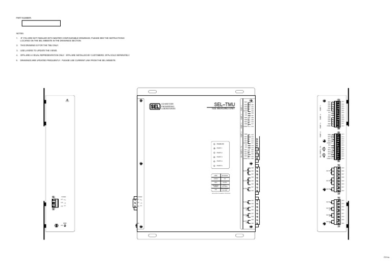 TMU Drawing Instructions and Details | PDF