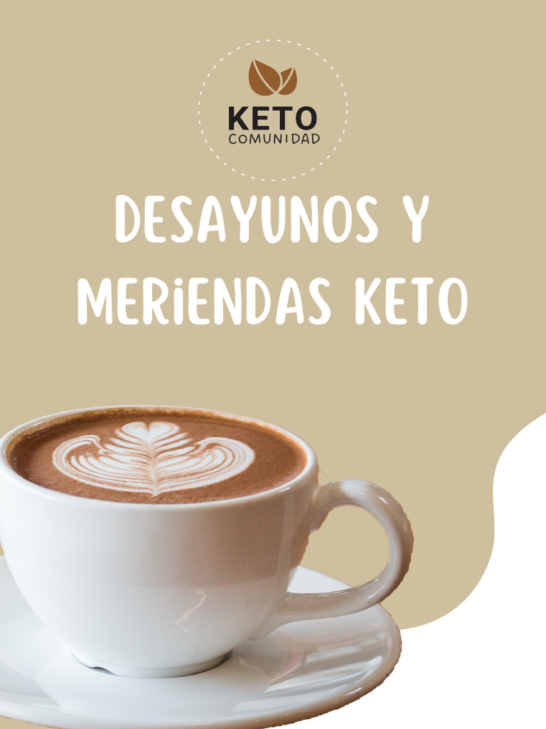 Recetas Keto para Desayunos y Meriendas | PDF | Yogur | Mantequilla
