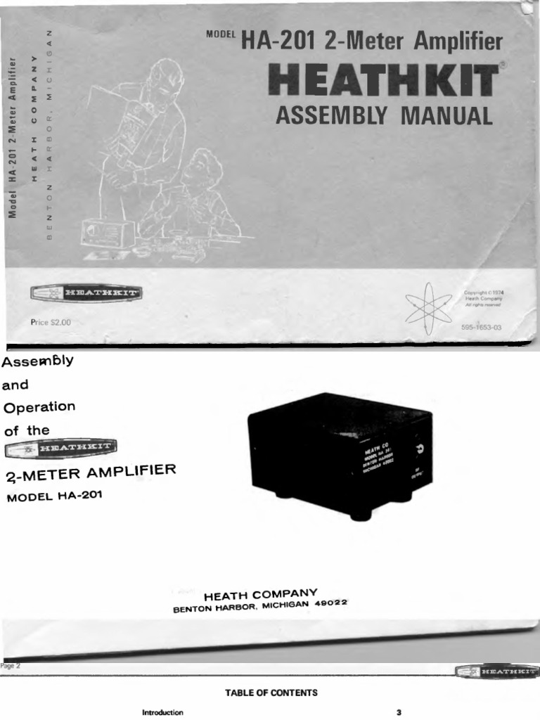 Heathkit Ha-201 2 Meters Amplifier | PDF