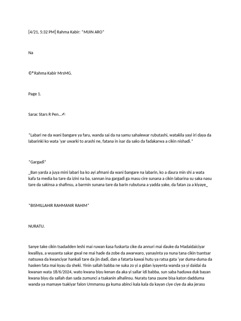 MIJIN ARO Part 1 | PDF