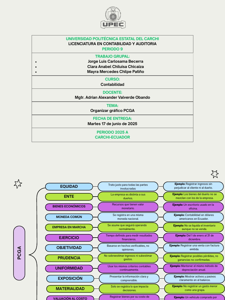 Pcga, Trabajo Grupal | PDF | Contabilidad | Servicios financieros
