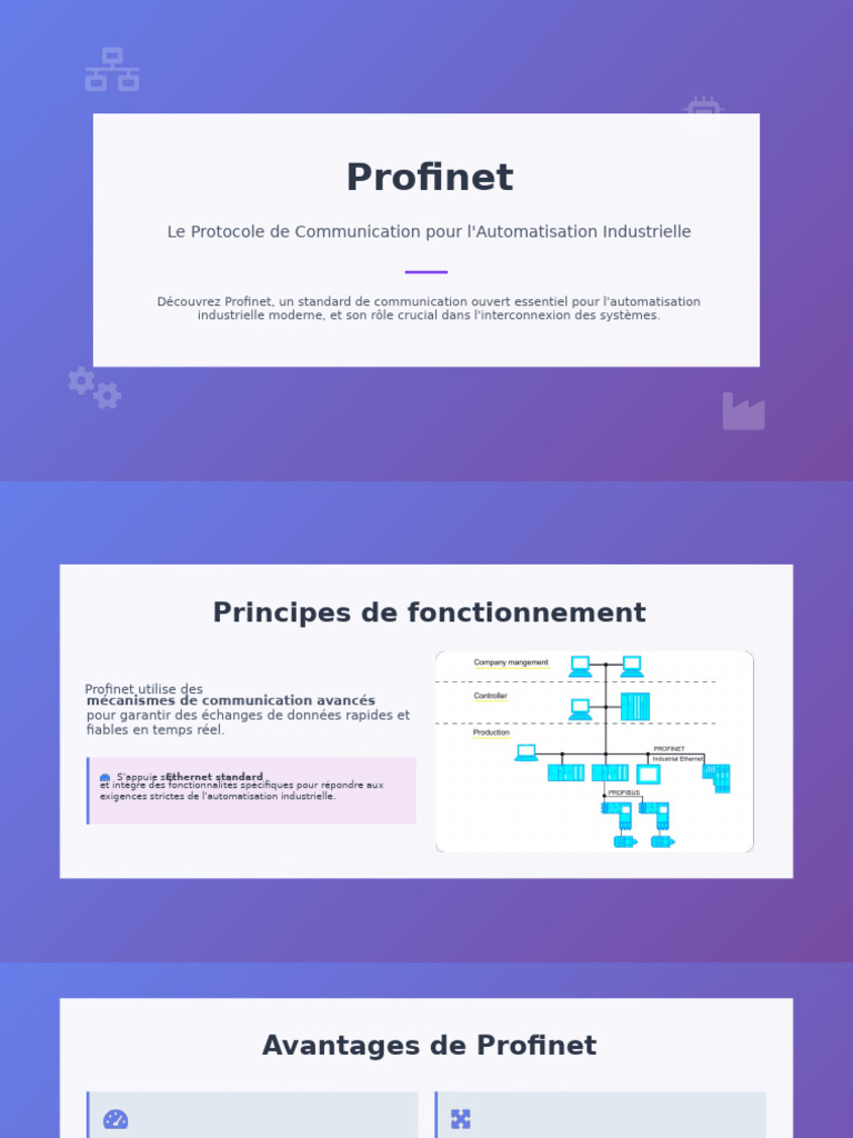 Profinet : Standard de Communication Industrielle | PDF | Ethernet ...