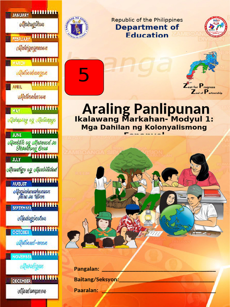 Ap5 q2 m1 MgaDahilanNgKolonyalismongEspanyol v2 | PDF