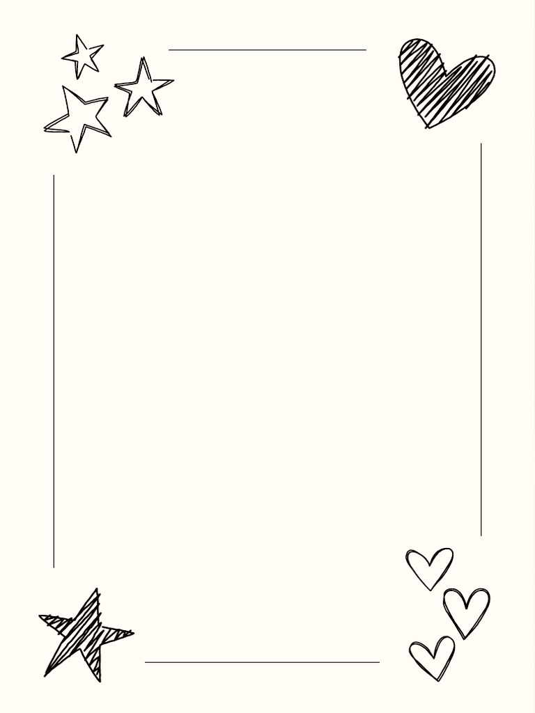 Documento A4 Carta Hoja de Papel Dibujos Minimalista Colorida ...