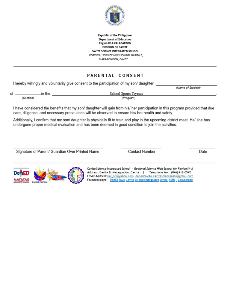 Waiver Consent Form | PDF