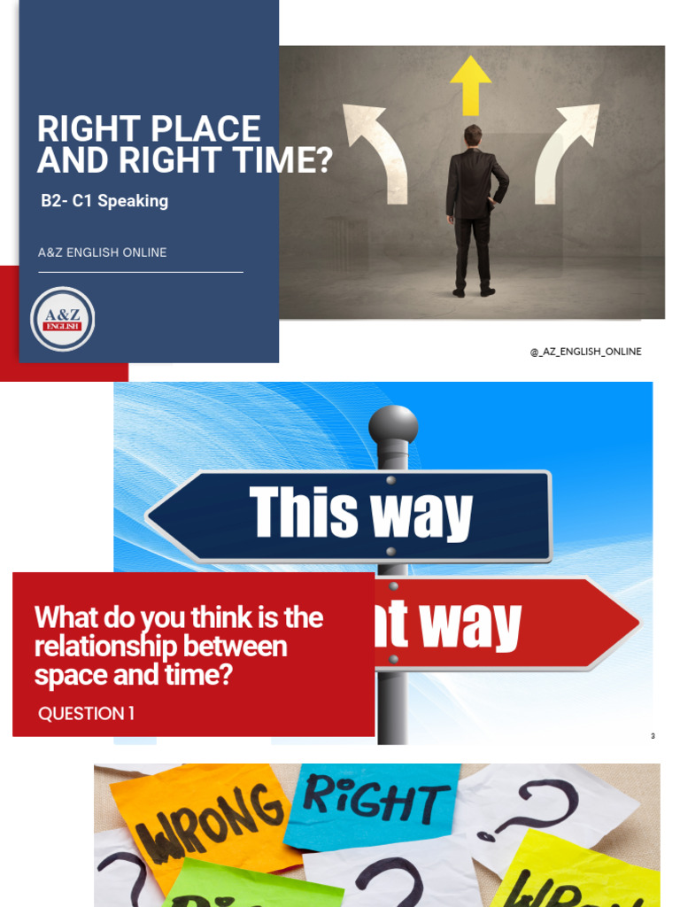 Right Place and Right Time | PDF