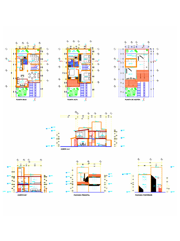 Proyecto Casa Habitaci N-Modelo | PDF