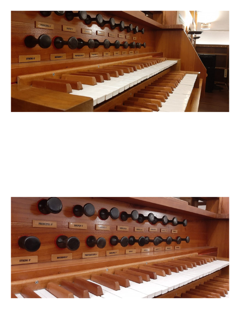 Manual 1 & 2 Orgel Semarang Karangsaru | PDF